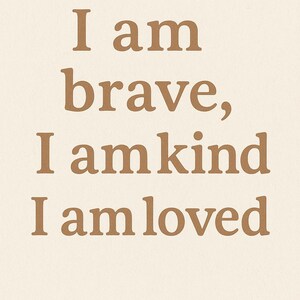 Kids Affirmation Wall Art Printable Bundle | Set of 4 Positive Prints ...