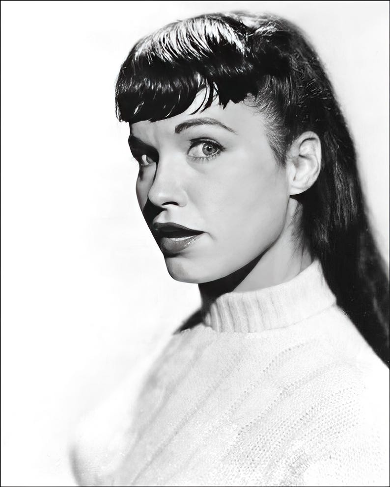BPHS01 Bettie Page Black and White Headshots - Etsy