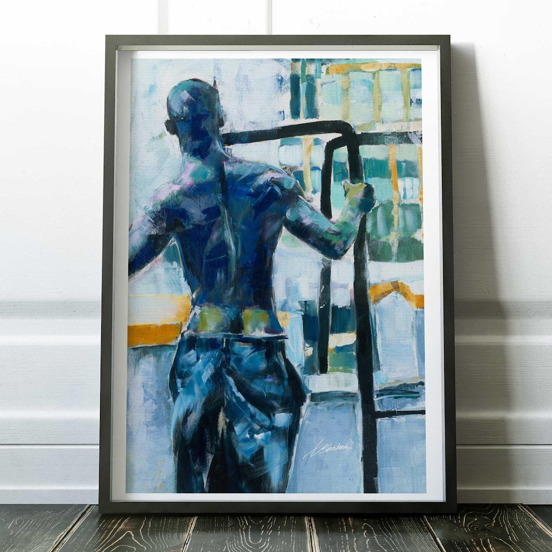 Booty Painting, Male Body Art, Gay Man Gift, Masculine Wall Decor ...