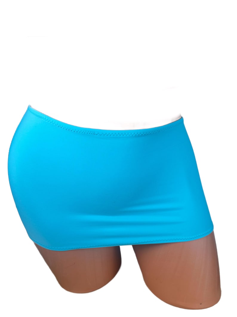 Marine Blue Micro Mini Skirt, Bikini Cover-up - Etsy
