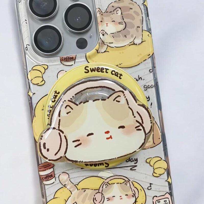 Cute Cat Phone Case - Etsy