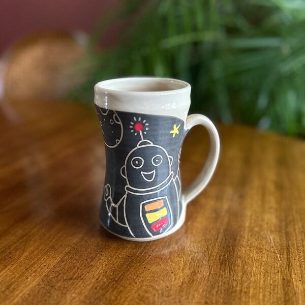 Robot Mug - Etsy