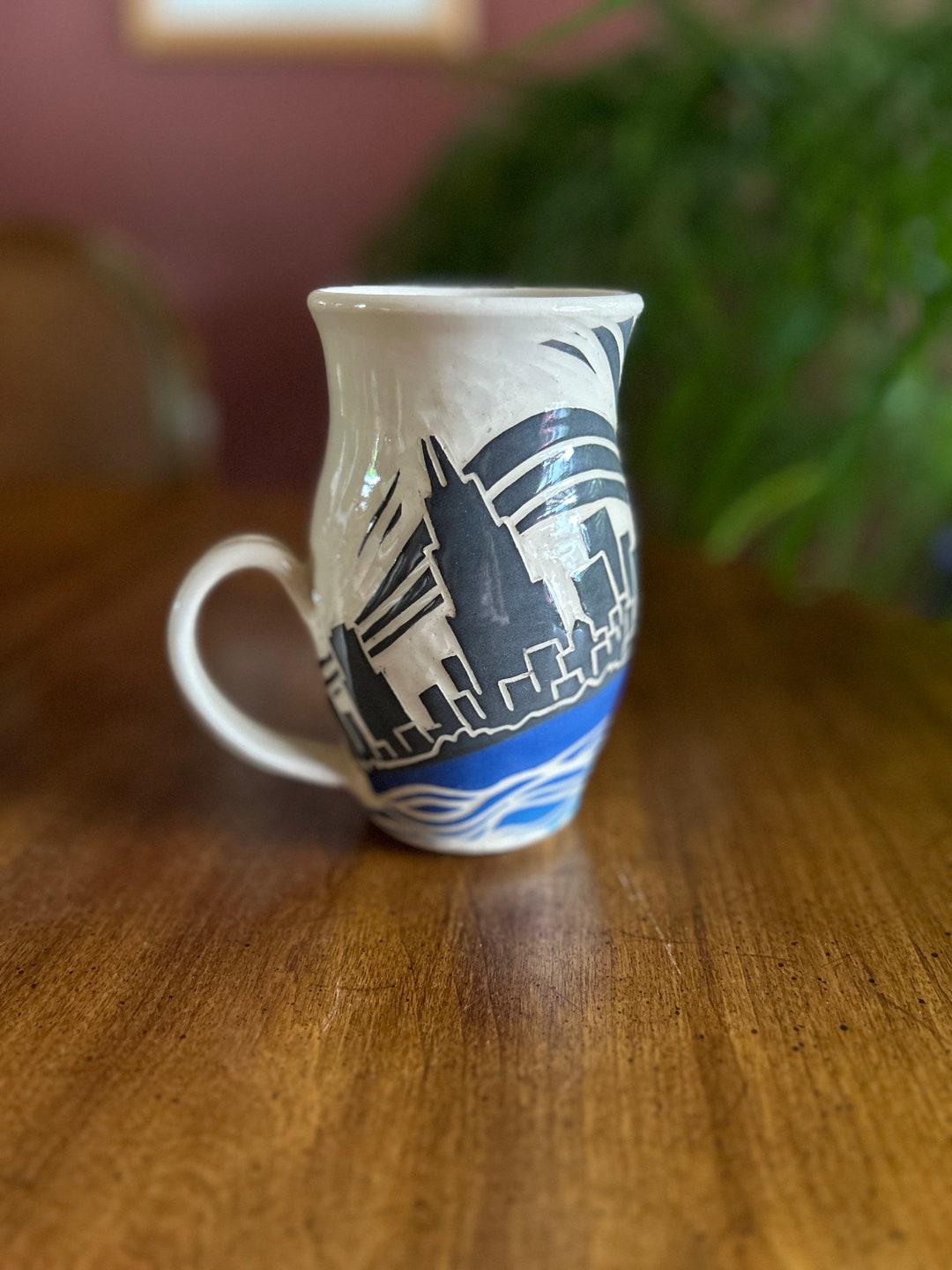Large Chicago Skyline Mug - Etsy