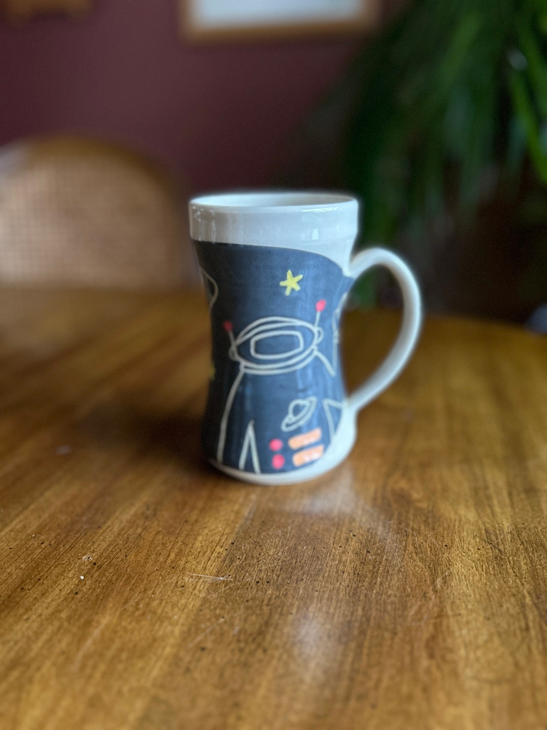 Astronaut and Rocket Ship Mug / Handmade / Space Geeks - Etsy