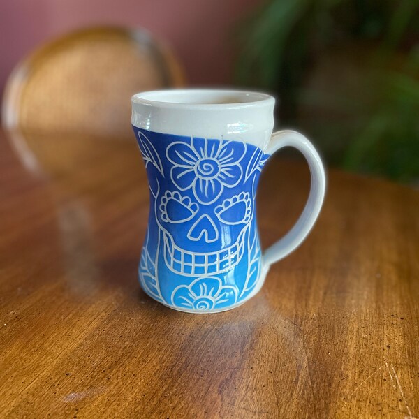 Day of the Dead Mug - Etsy