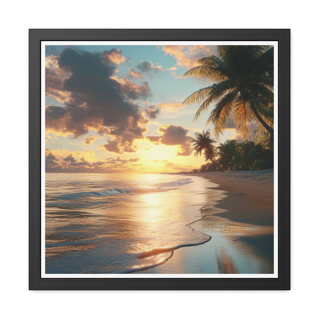 Printable Sunset Landscape, Beach Landscape Print, Beach Wall Art - Etsy