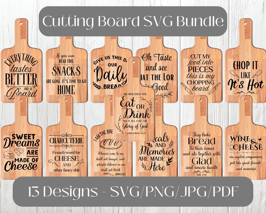Svg for Cutting Boards, Charcuterie Board Svg, Cheese Board Sayings ...