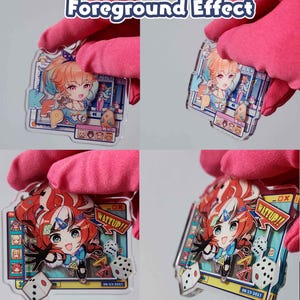 Hololive EN Myth/promise | 3D Foreground Acrylic Keychains - Etsy