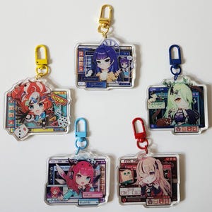 Hololive EN Myth/promise | 3D Foreground Acrylic Keychains - Etsy
