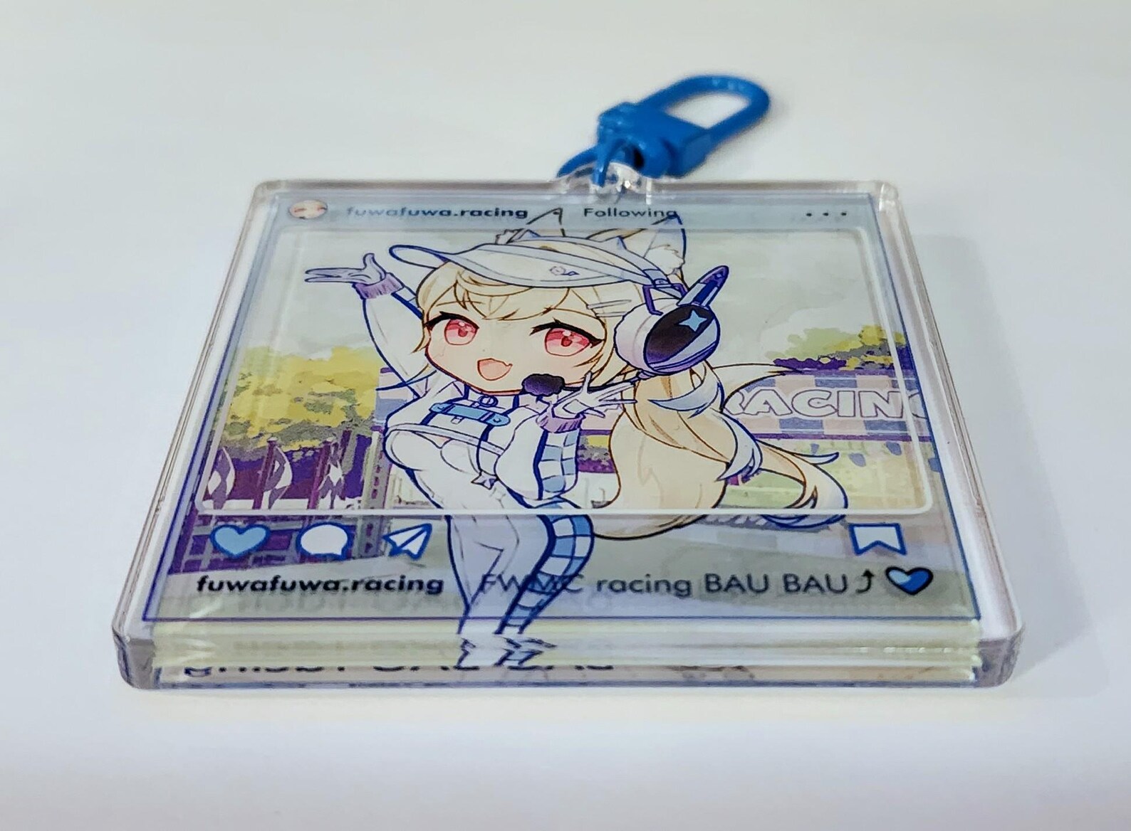 Hololive EN Advent | Fuwawa & Mococo Racing Queens | 3D Foreground Acrylic Keychains - Etsy