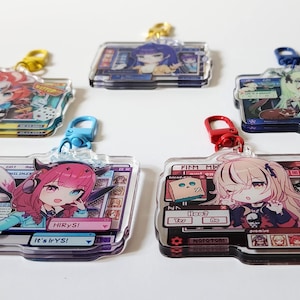 Hololive EN Myth/promise | 3D Foreground Acrylic Keychains - Etsy