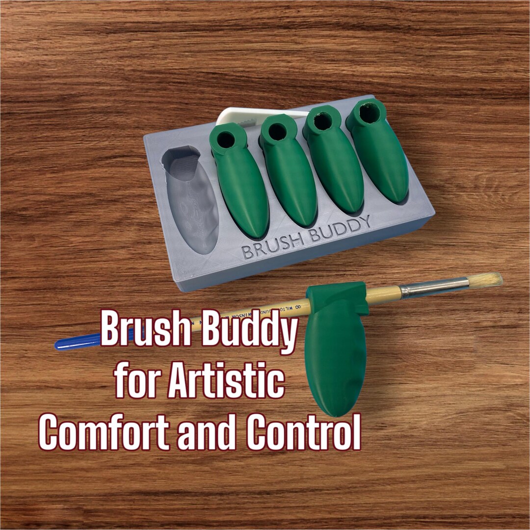 Ergonomic Paint Brush Grip: Artist Tool for Arthritis Relief - Etsy Finland