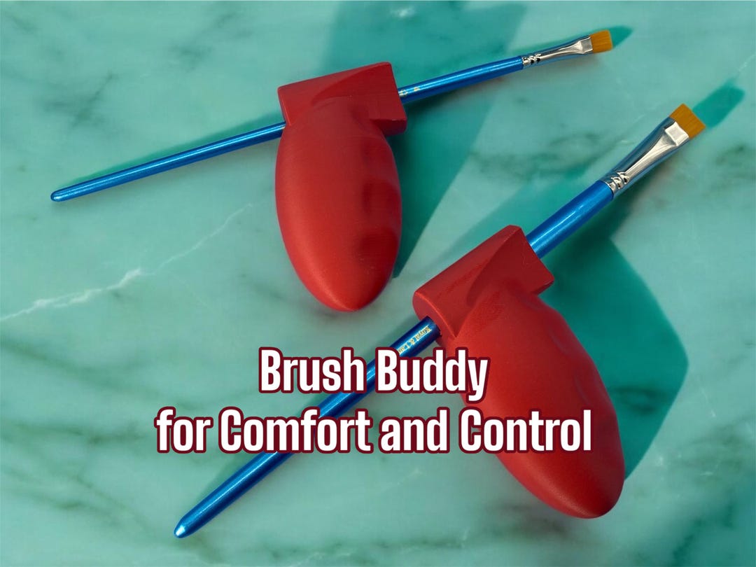 Ergonomic Paint Brush Grip: Artist Tool for Arthritis Relief - Etsy