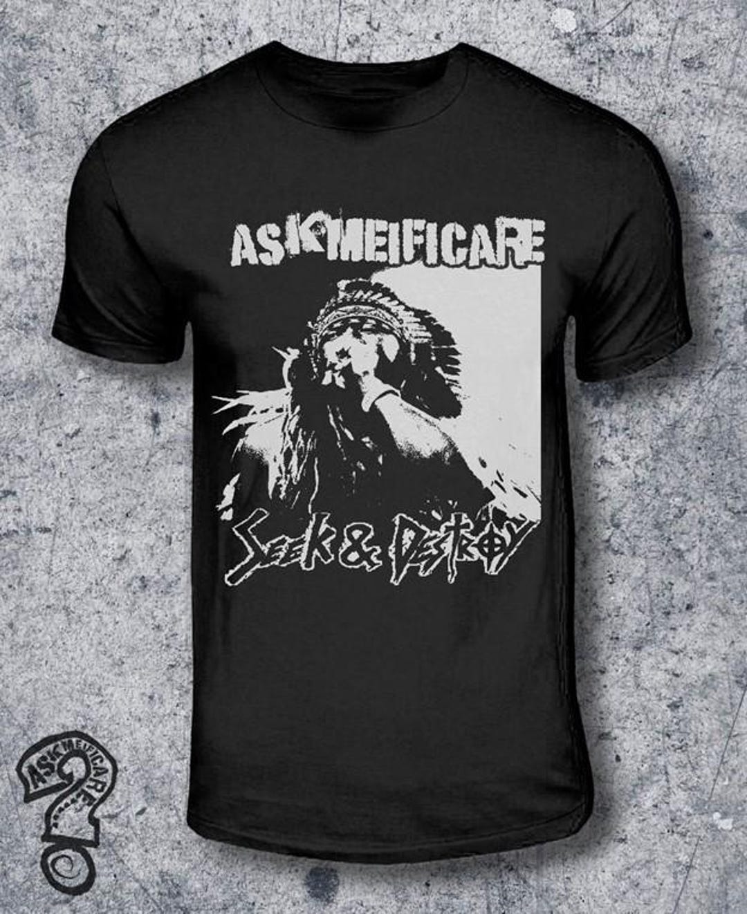 Seek and Destroy Band Tee 'chief Raw' Album Hit Single Shirt Collector ...