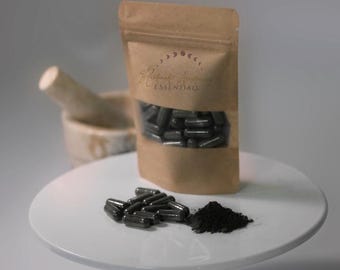 Activated Carbon Powder Coconut Shell Charcoal Pure Organic Ceylon 100g ...