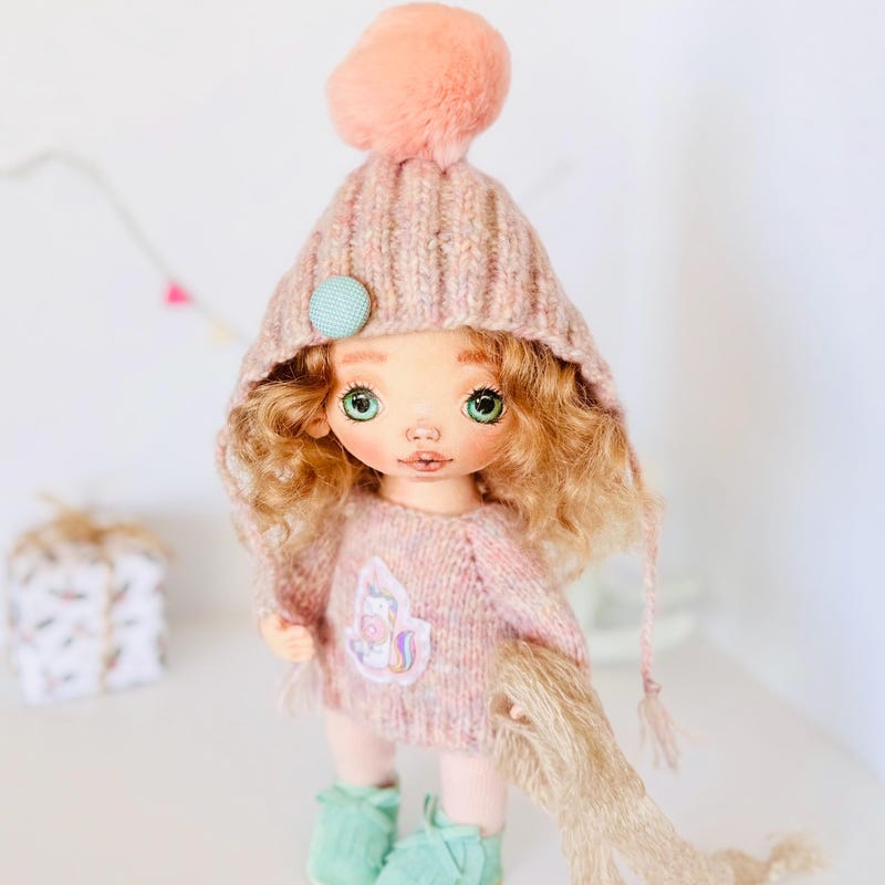 Textile Doll - Etsy