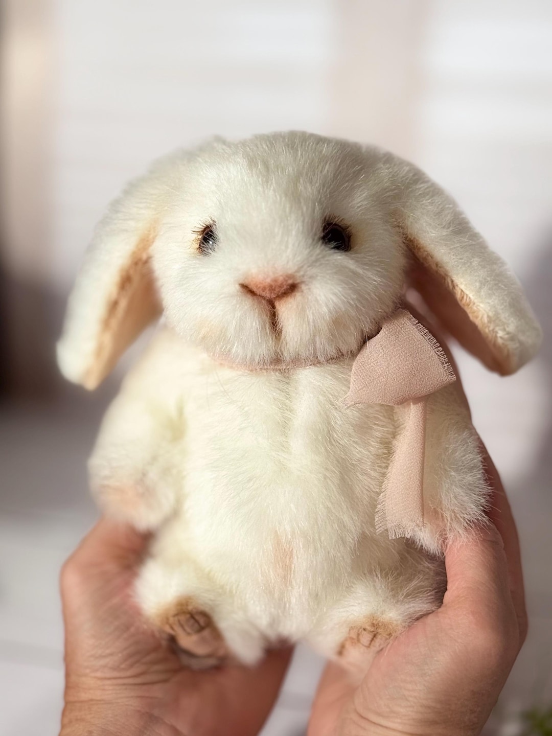 Big Fluffy Teddy Bunny Muffin, Plush Bunny, Bunny Collectible Toy ...