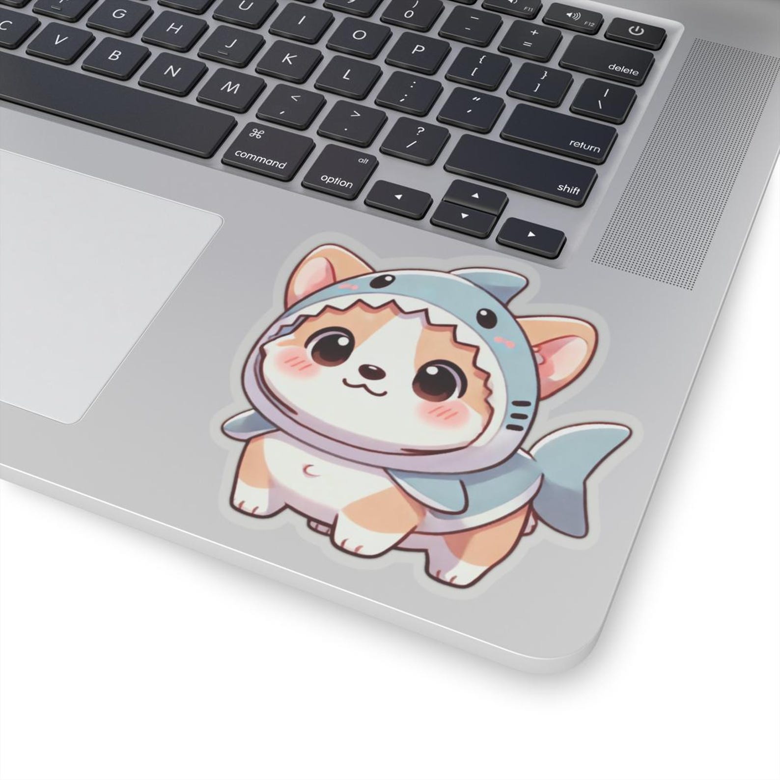 Cute Corgi Sticker Chibi Corgi Sticker Corgi Shark Sticker Gift for ...