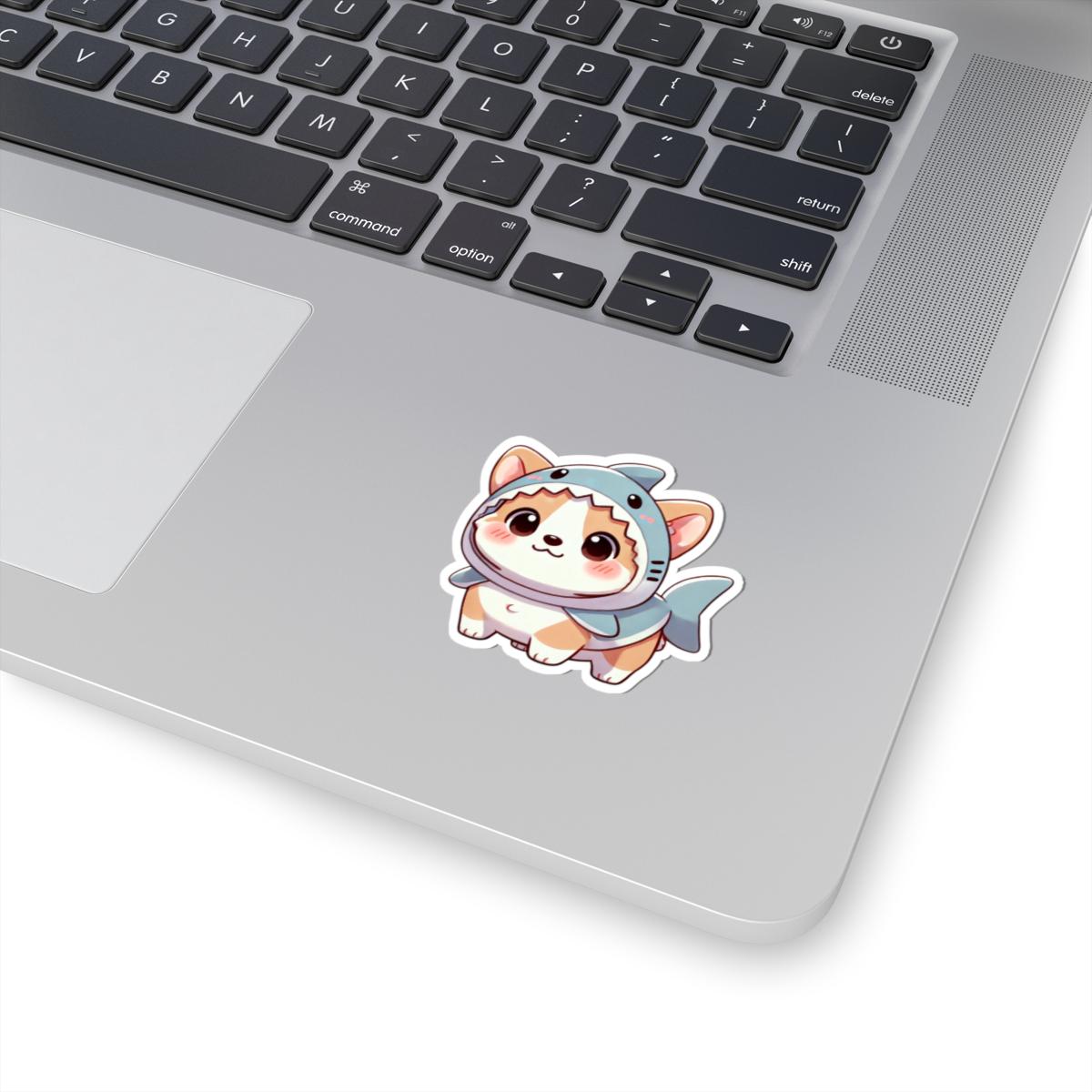 Cute Corgi Sticker Chibi Corgi Sticker Corgi Shark Sticker Gift for ...
