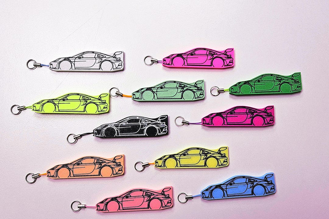 Porsche 911 GT3RS Keychainful Key Chain | Keychainful Car Accessory ...