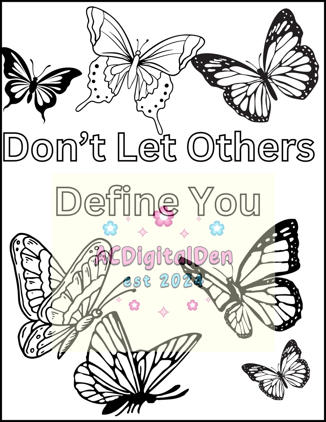 Motivational Quotes Coloring Pages, Positive Affirmation Sheets for ...