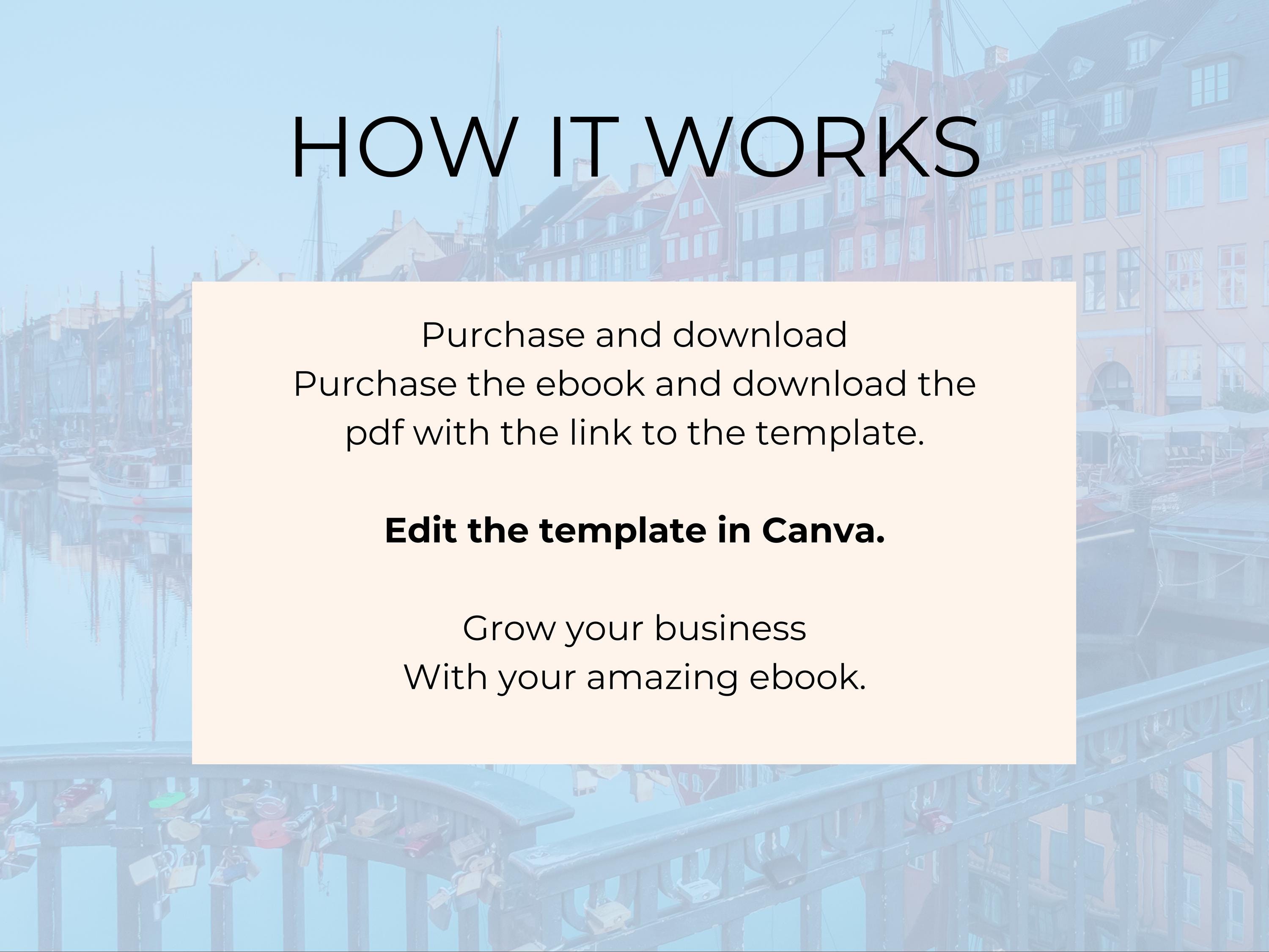 Copenhagen City Guide Template: Printable Travel Planner (canva, 23 ...