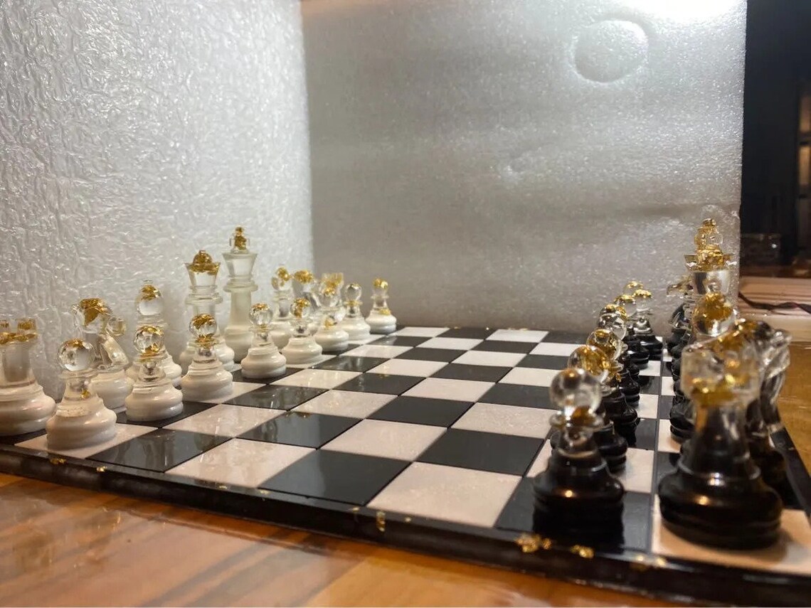 Epoxy Chess Set - Etsy