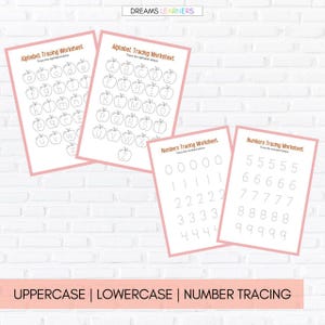 Preschool Morning Menu: Alphabet & Numbers Daily Sheet (PDF Printable ...