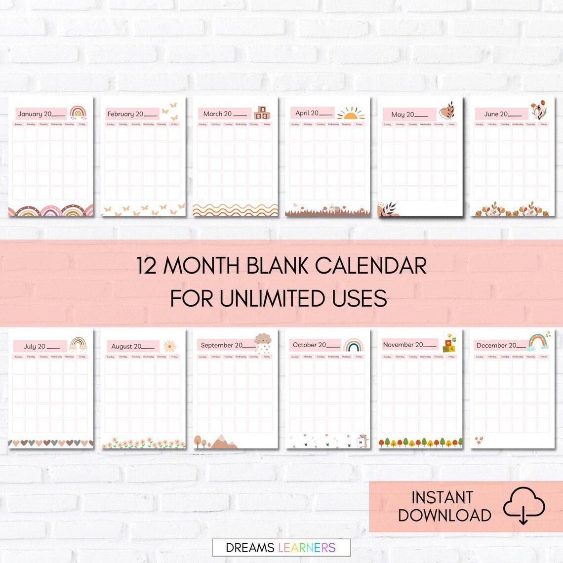 Preschool Morning Menu: Alphabet & Numbers Daily Sheet (PDF Printable ...