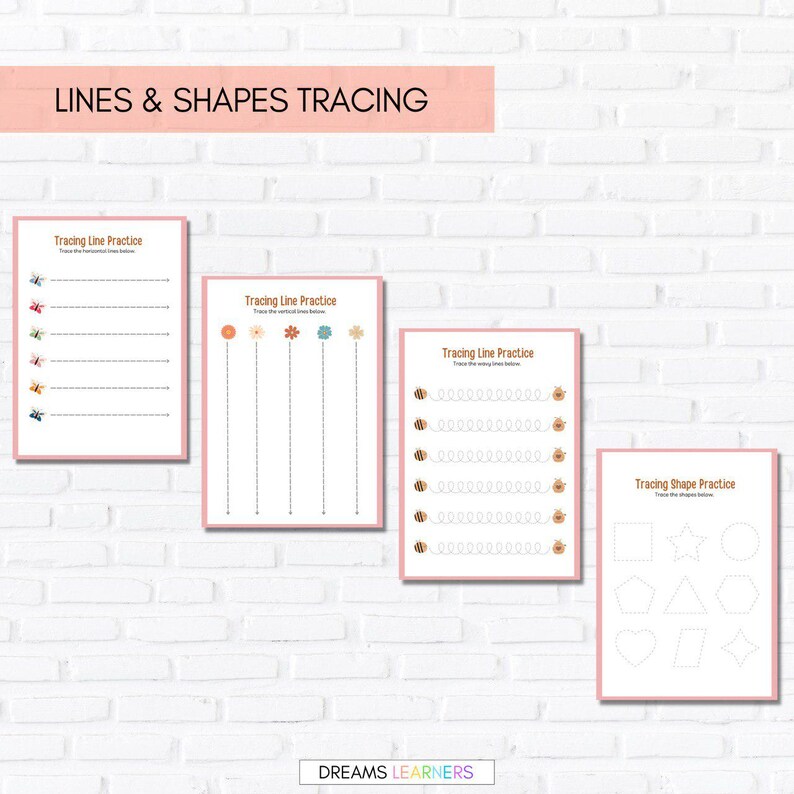 Preschool Morning Menu: Alphabet & Numbers Daily Sheet (PDF Printable ...