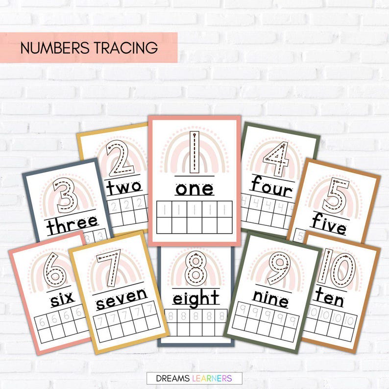 Preschool Morning Menu: Alphabet & Numbers Daily Sheet (PDF Printable ...