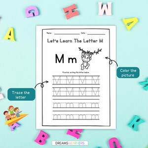 Alphabet Upper Case Lowercase Tracing Preschool Printables Worksheet ...