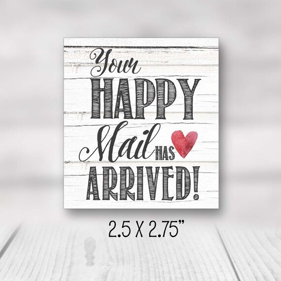 Happy Mail Stickers Your Happy Mail Has Arrived | Etsy
