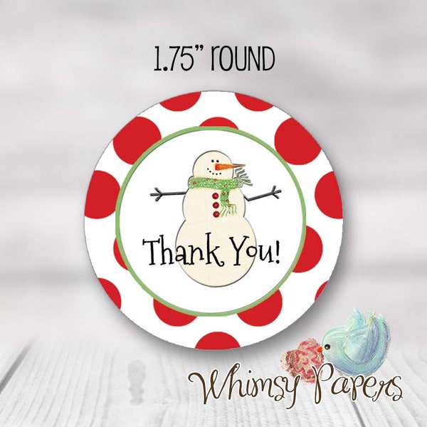 Snowman Thank You - Etsy