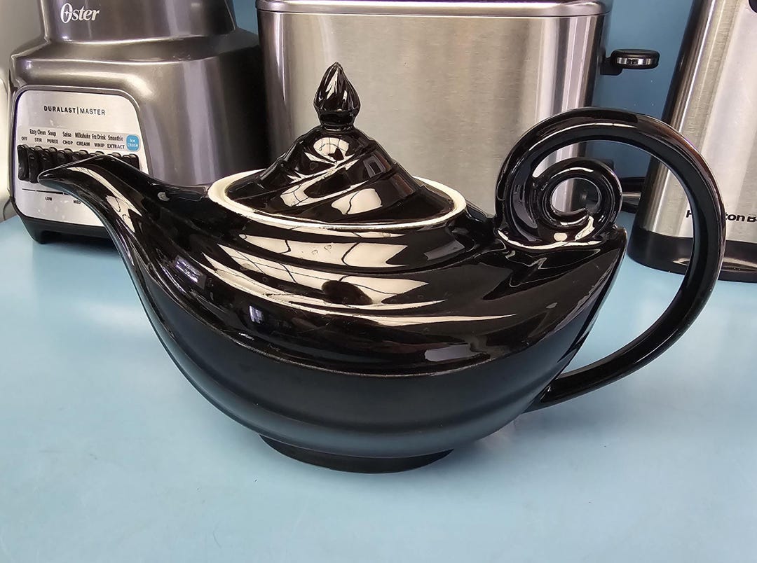 Aladdin Teapot, Vintage Hall Pottery, Aladdin Style Teapot With Lid ...