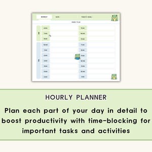 Cute Frog-themed Daily Digital Planner | Monthly, Weekly, and Daily ...