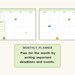 Cute Frog-themed Daily Digital Planner | Monthly, Weekly, and Daily ...