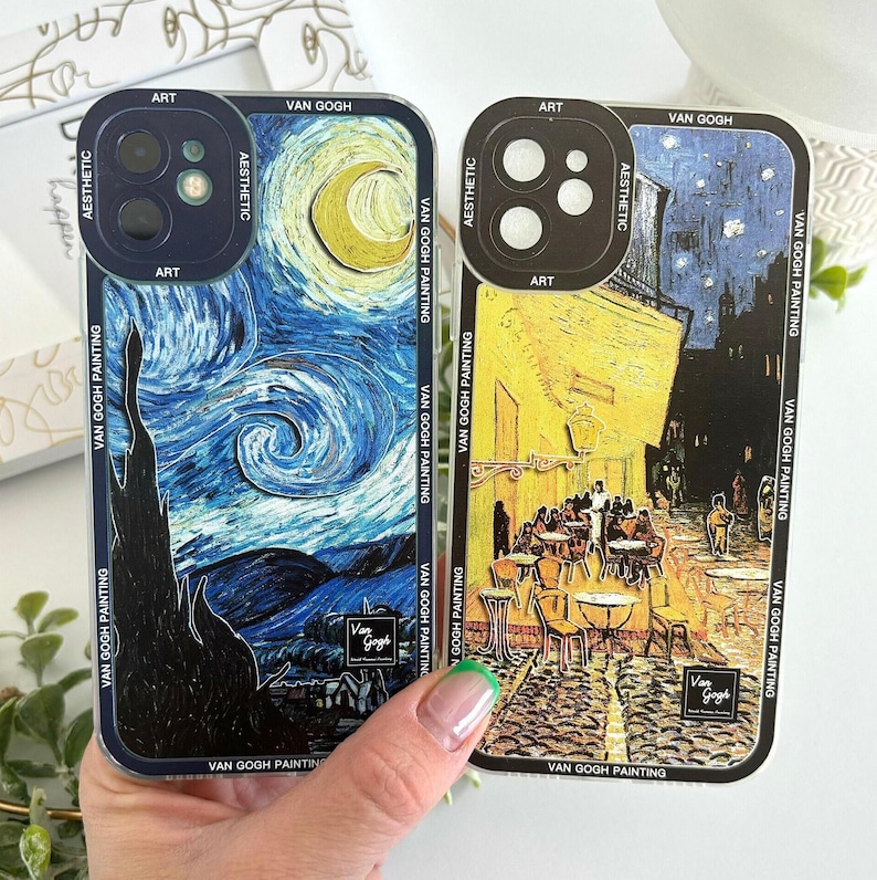 Starry Night iPhone Case, Van Gogh Art Phone Case, Aesthetic iPhone ...
