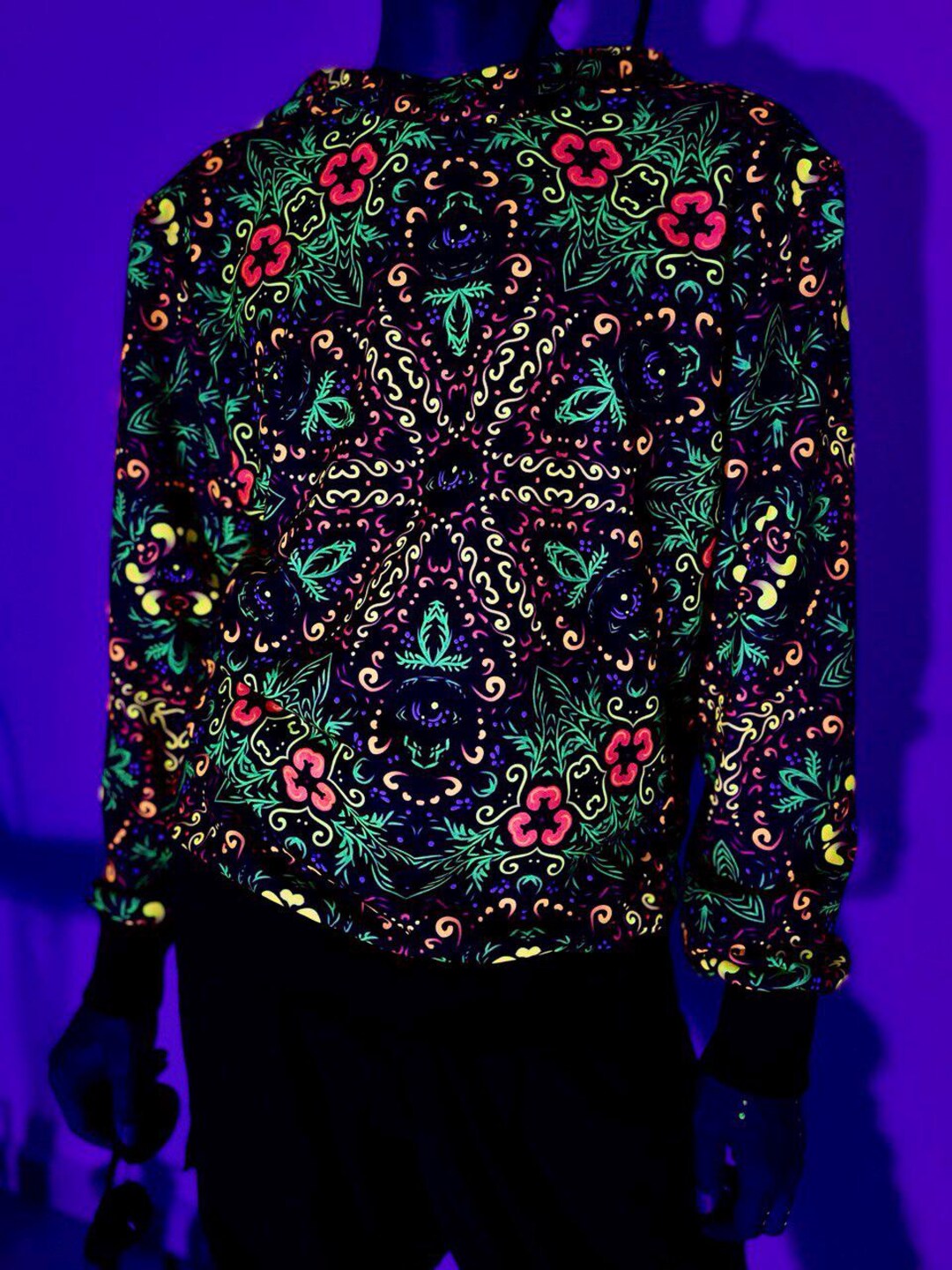 Full Print Jacket abstraction Unisex Sweatshirt Festival Outfit ...