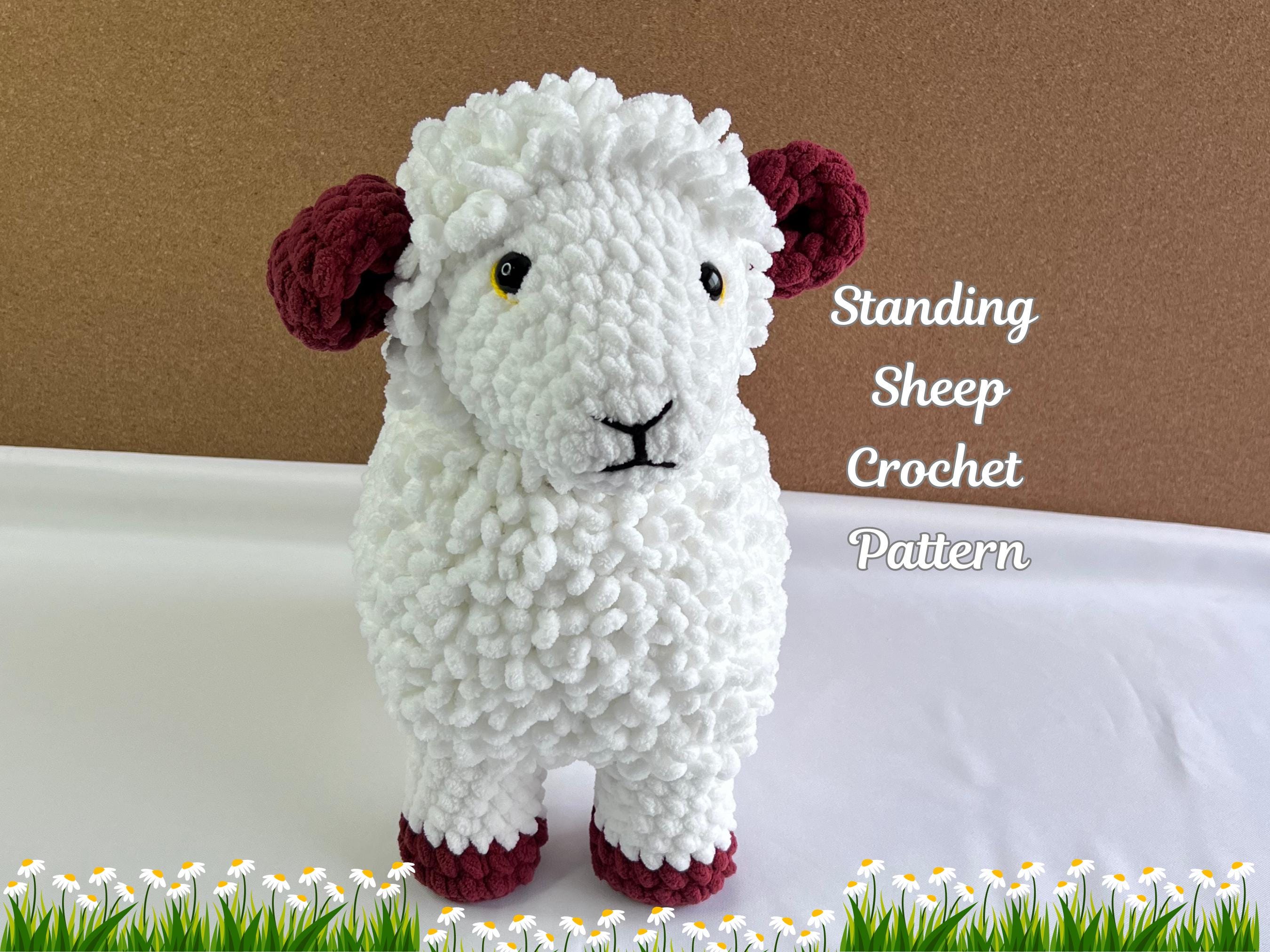 Sheep Crochet Pattern / Amigurumi Tutorial Stuffed Farm Animals/ Low ...