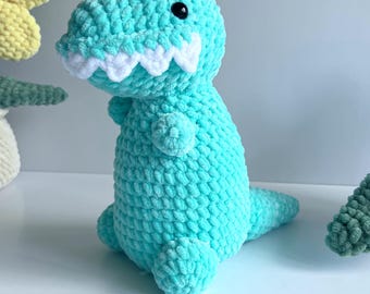 Allosaurus Low Sew Amigurumi Crochet Patterns Dinosaur No Sew Crochet ...