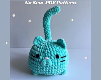 No Sew Patterns, Chubby Kitties Amigurumi, Chubby Cat Amigurumi ...