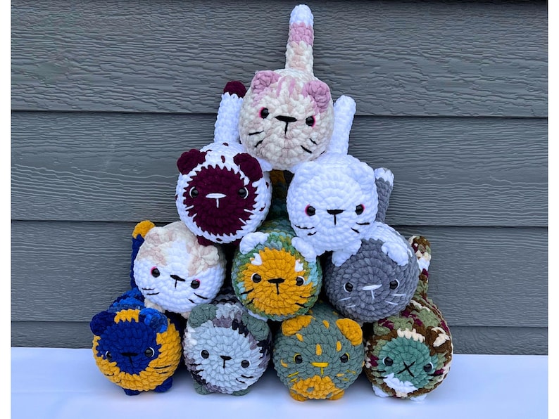 10 in 1 Crochet Pattern, Crochet Plushie Pattern, Friends Plushies ...