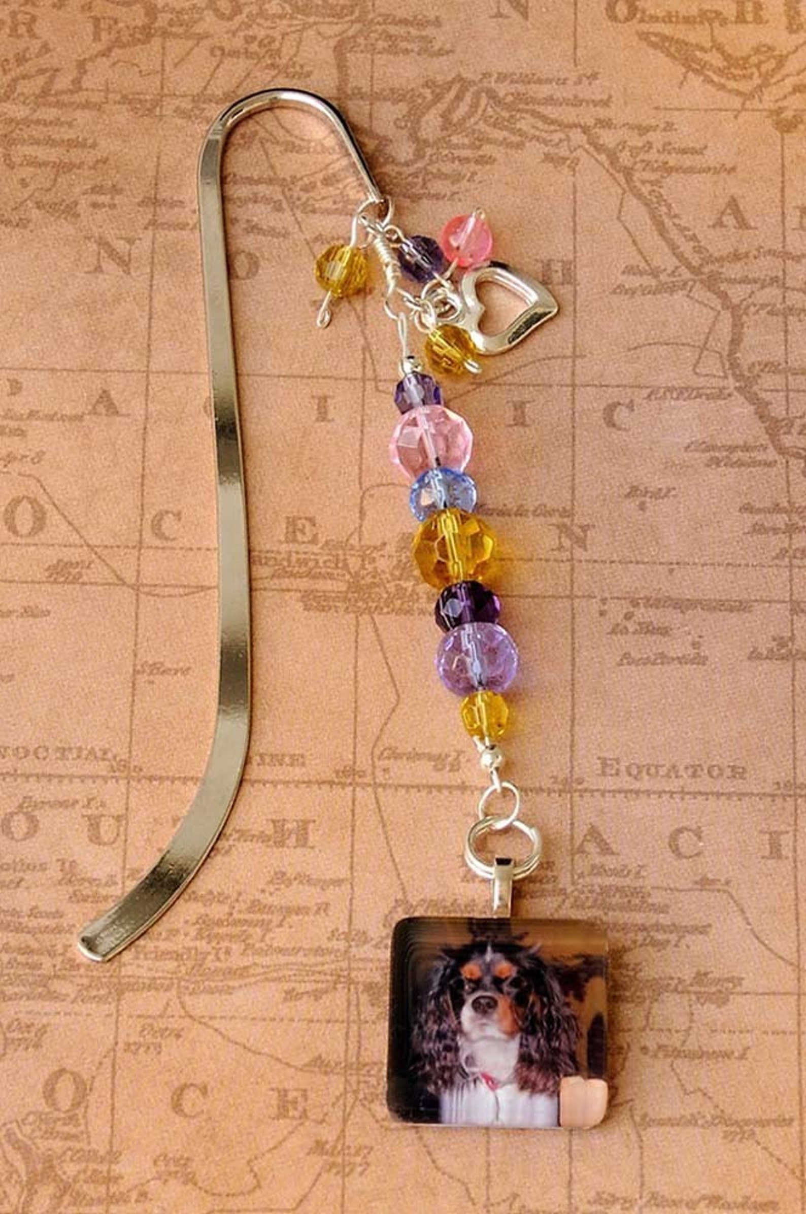 Custom Photo Charm Bookmark - Etsy