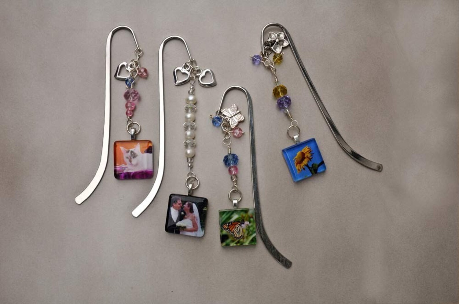Custom Photo Charm Bookmark - Etsy