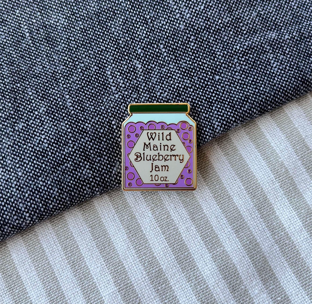 Maine Blueberry Enamel Pin | Maine Enamel Pin | Blueberry Enamel Pin ...