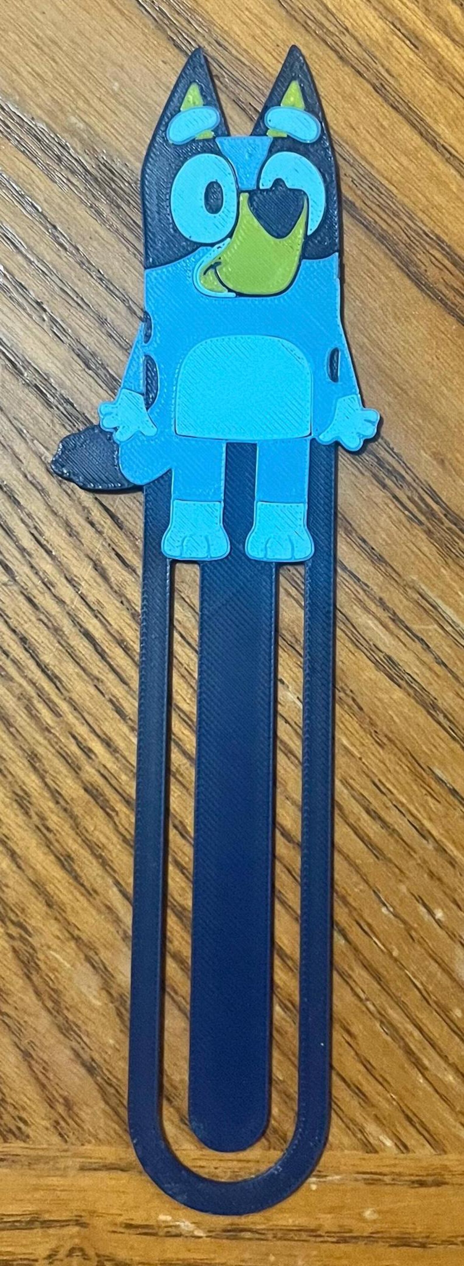 3D Printed Bluey Bookmarks - Bluey, Bingo, and Muffin - Etsy