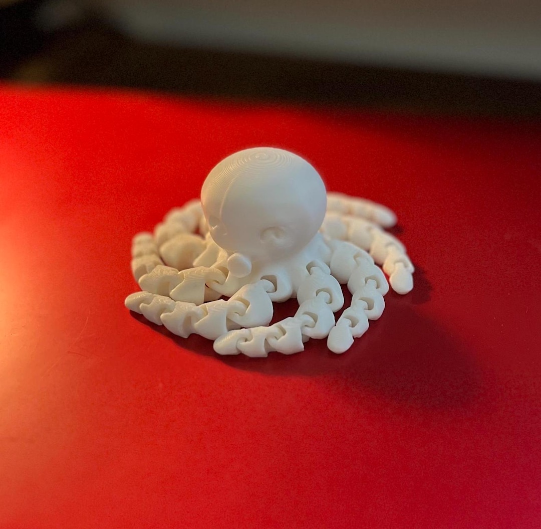 Articulate 3D Octopus Toy - Etsy