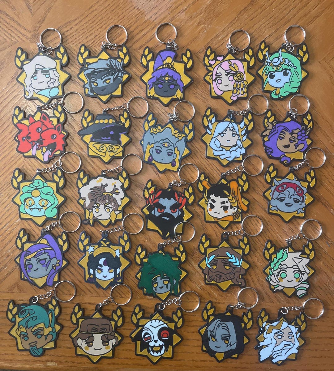 3D Printed Hades Bonded Chibi Character Faces - Etsy