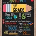 First Day of School Printable Back to School Sign, Back to School ...